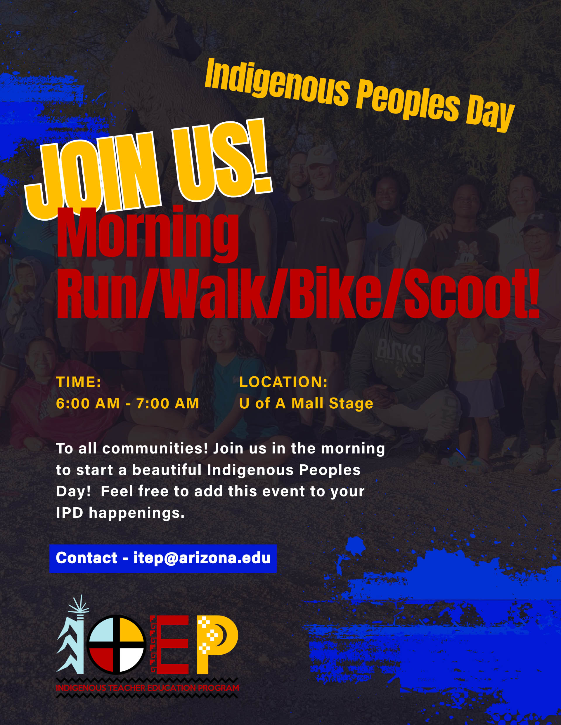 Indigenous Peoples Day Morning Run/Walk/Bike/Scoot! | Native American ...